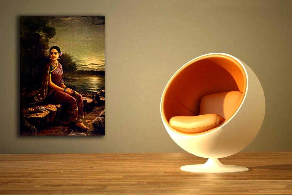 Art Review: Radha in the Moonlight by Raja Ravi Varma – Lifeplus ...